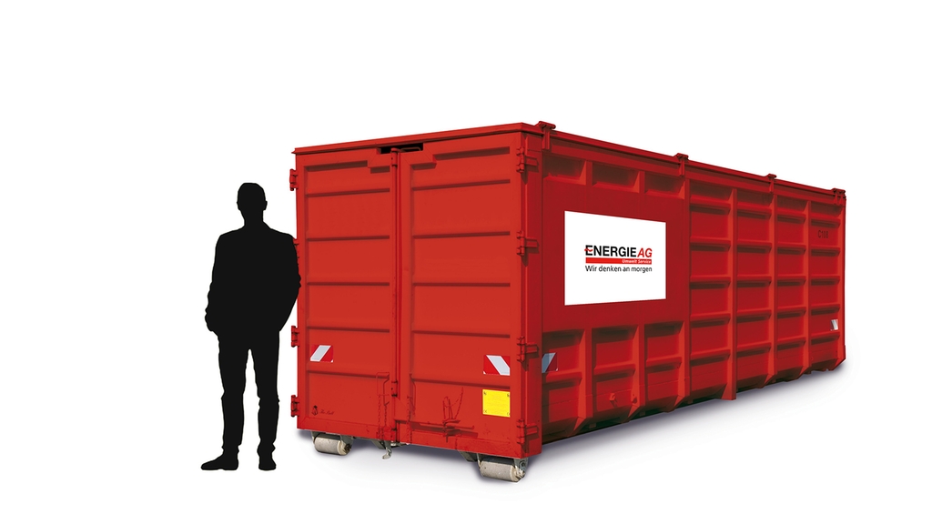 Abrollcontainer TYP25 mit Deckel » entsorgung24.at