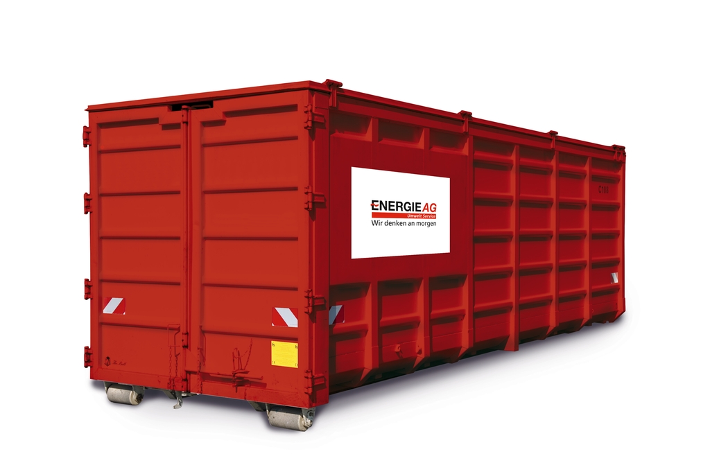 Abrollcontainer TYP40 mit Deckel » entsorgung24.at